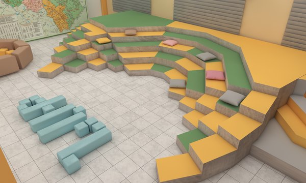 Library Interior 3D Models for Download | TurboSquid