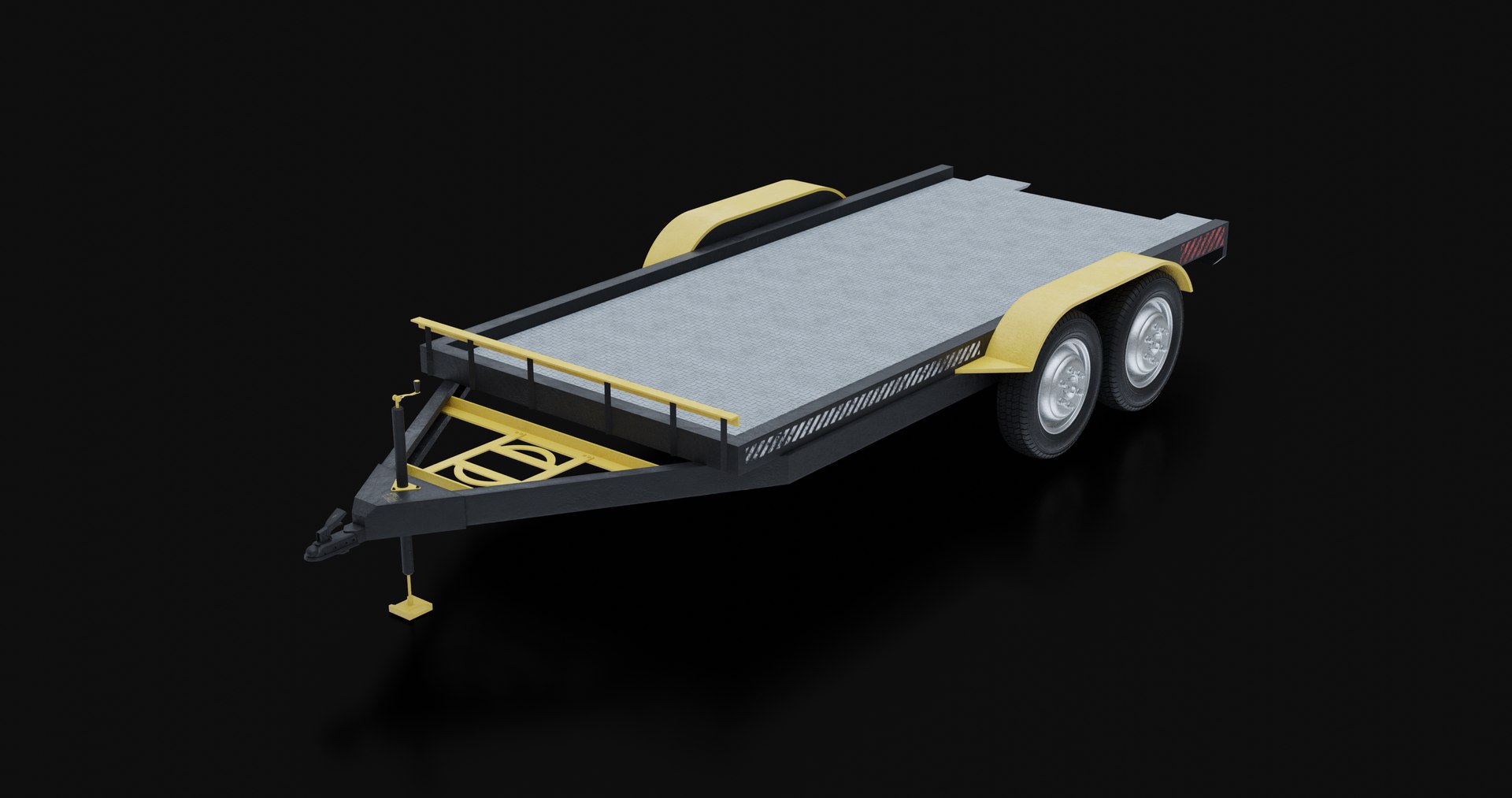 3D Model Car Trailer - TurboSquid 2169122