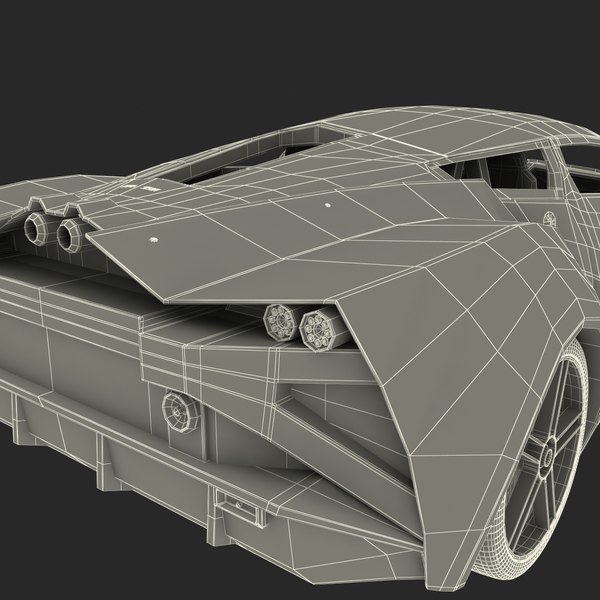 marussia b2 super car 3d c4d