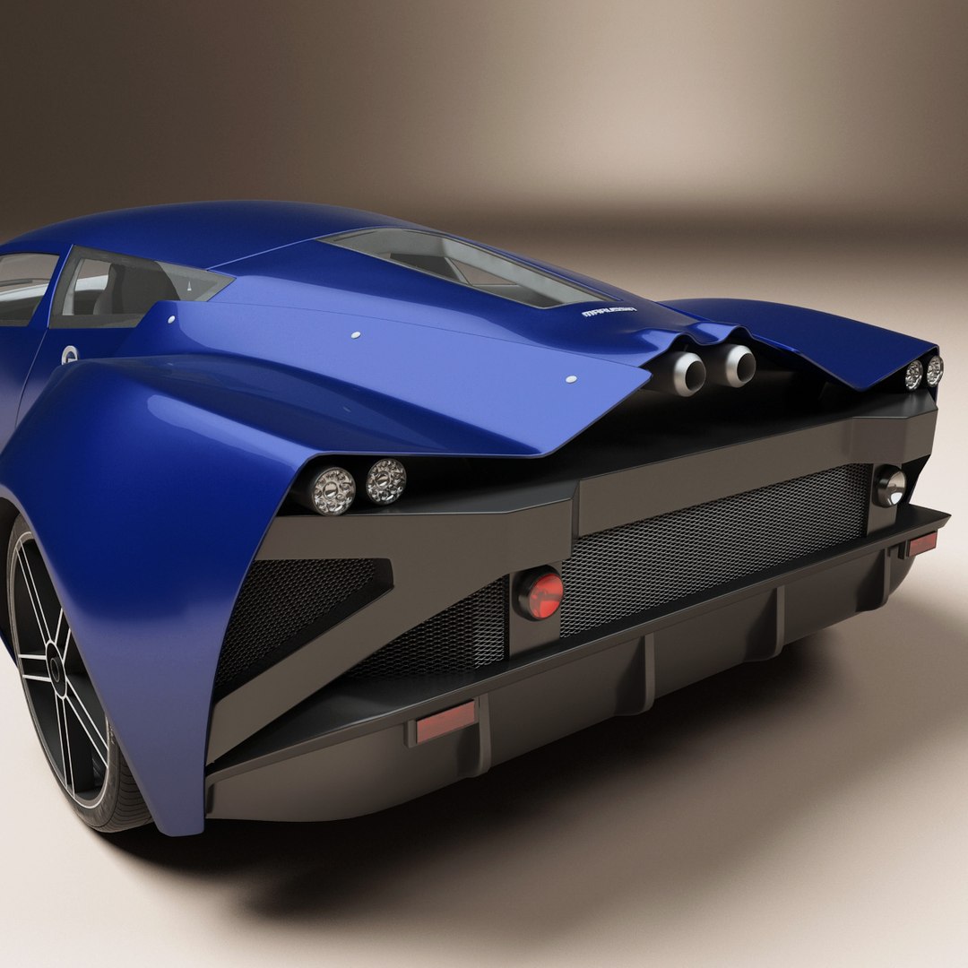 Marussia B2 Super Car 3d C4d