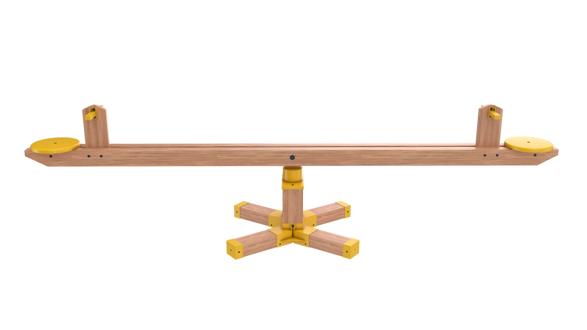 Wooden Seesaw 3D Model - TurboSquid 2272697