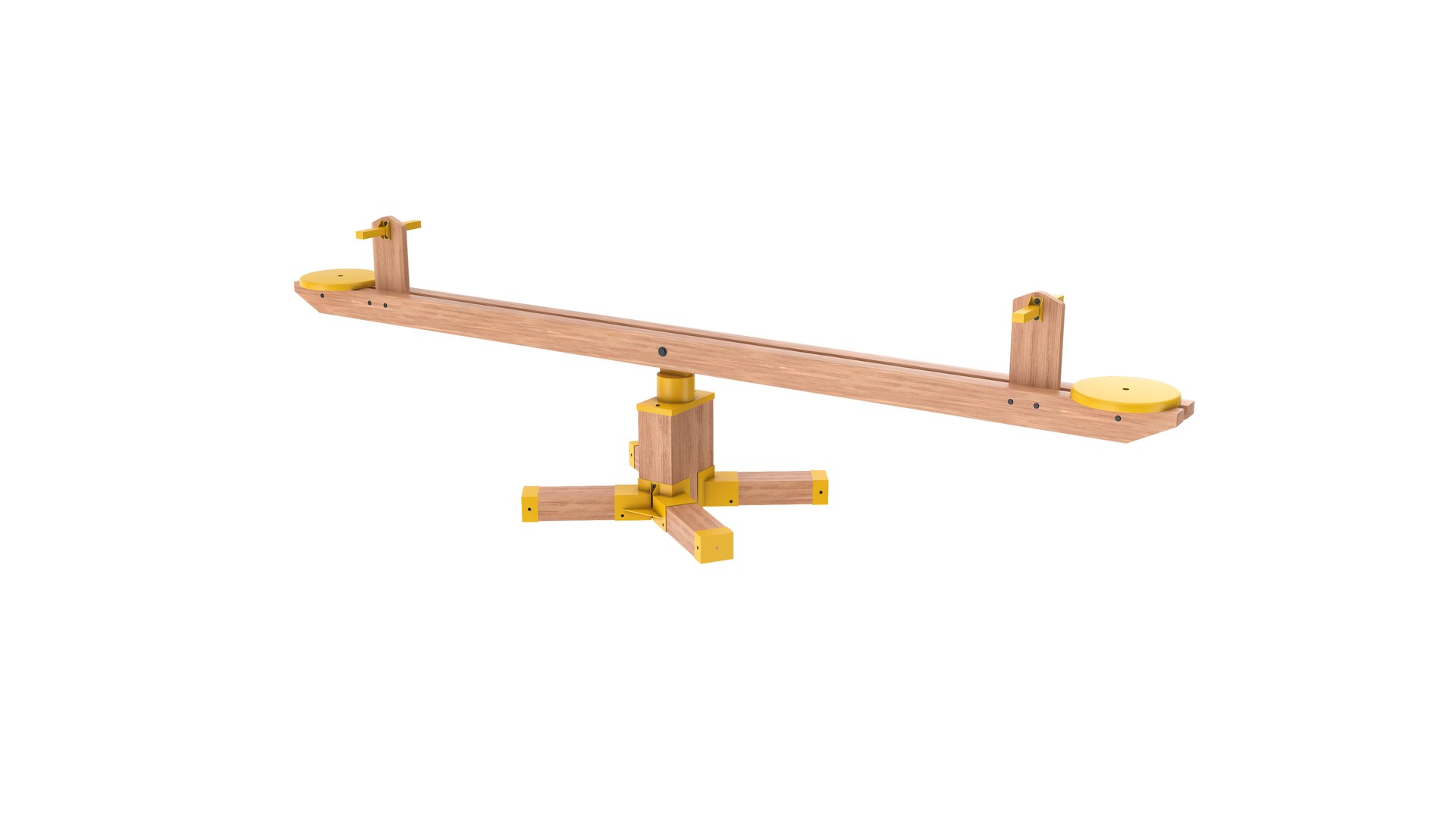 Wooden Seesaw 3D Model - TurboSquid 2272697