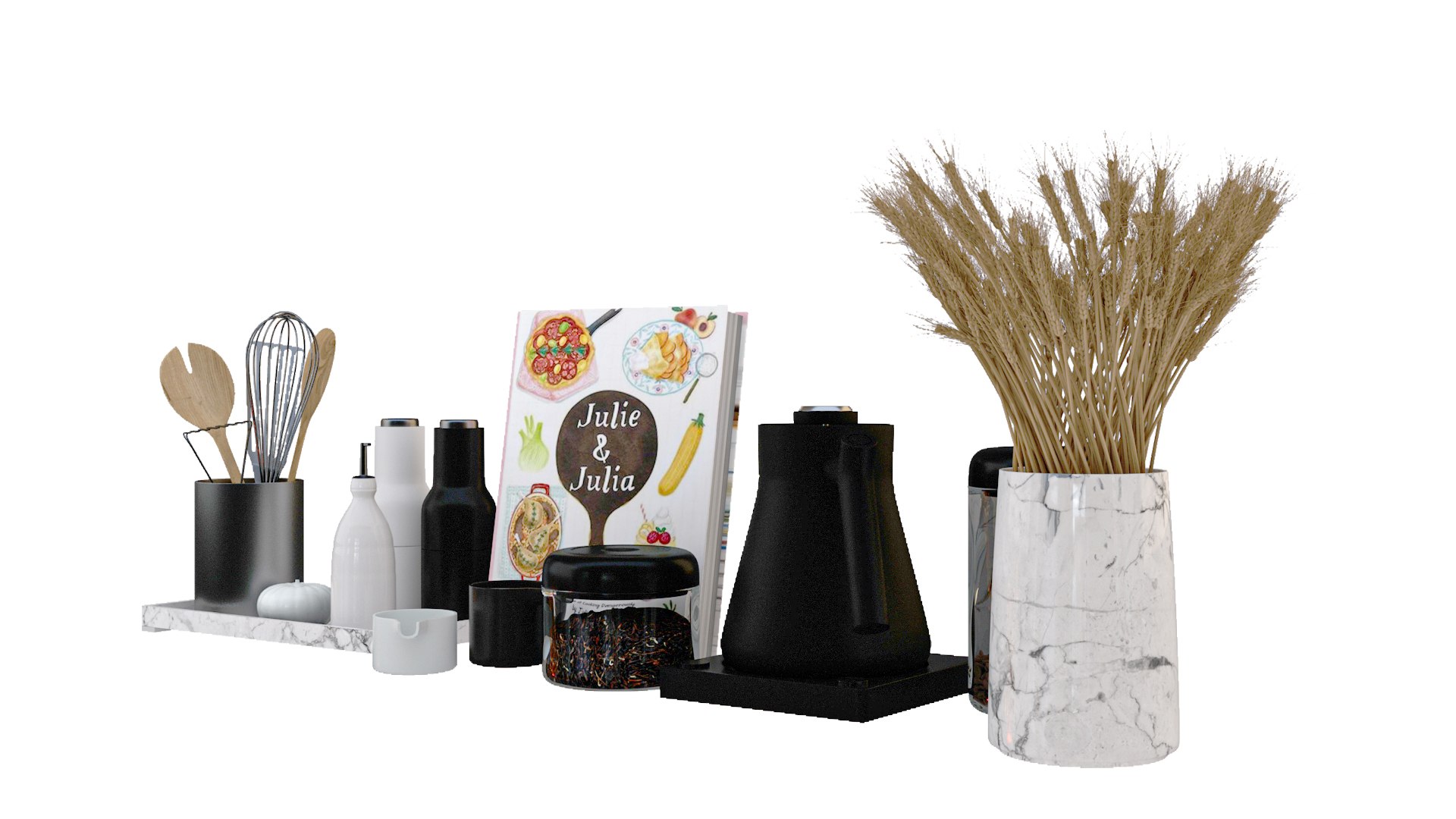 Kitchen Set 010 3D Model - TurboSquid 1960697