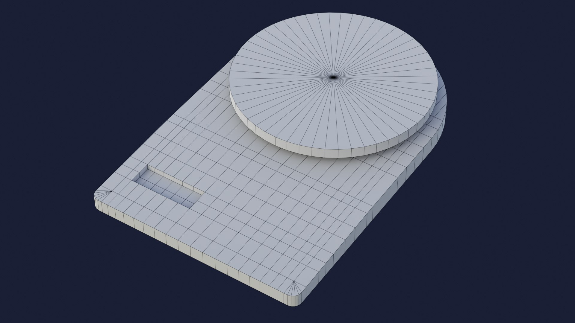 Electronic Kitchen Scale PBR 3D Model - TurboSquid 2052433