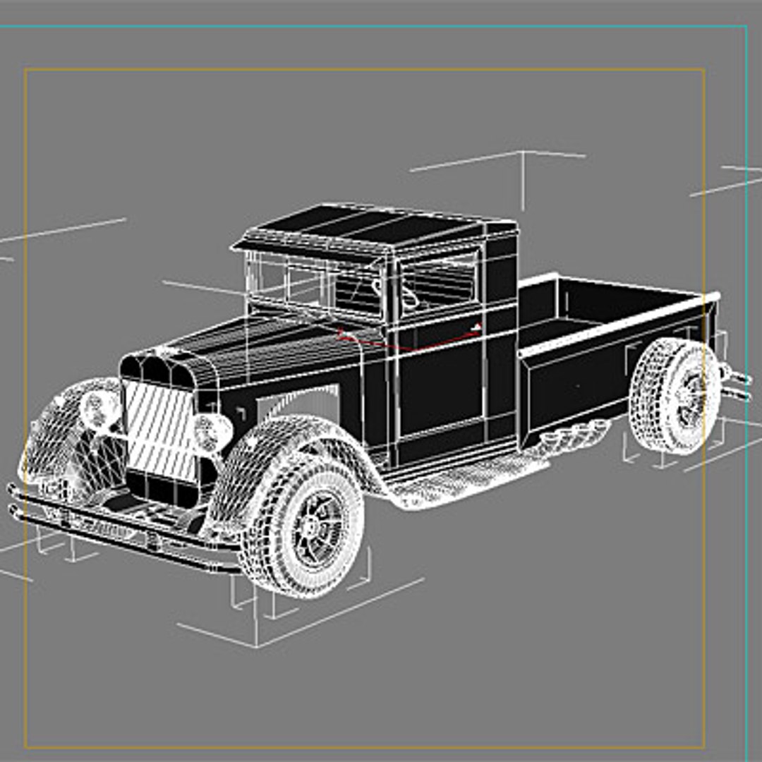 Hot Rod 3d Model