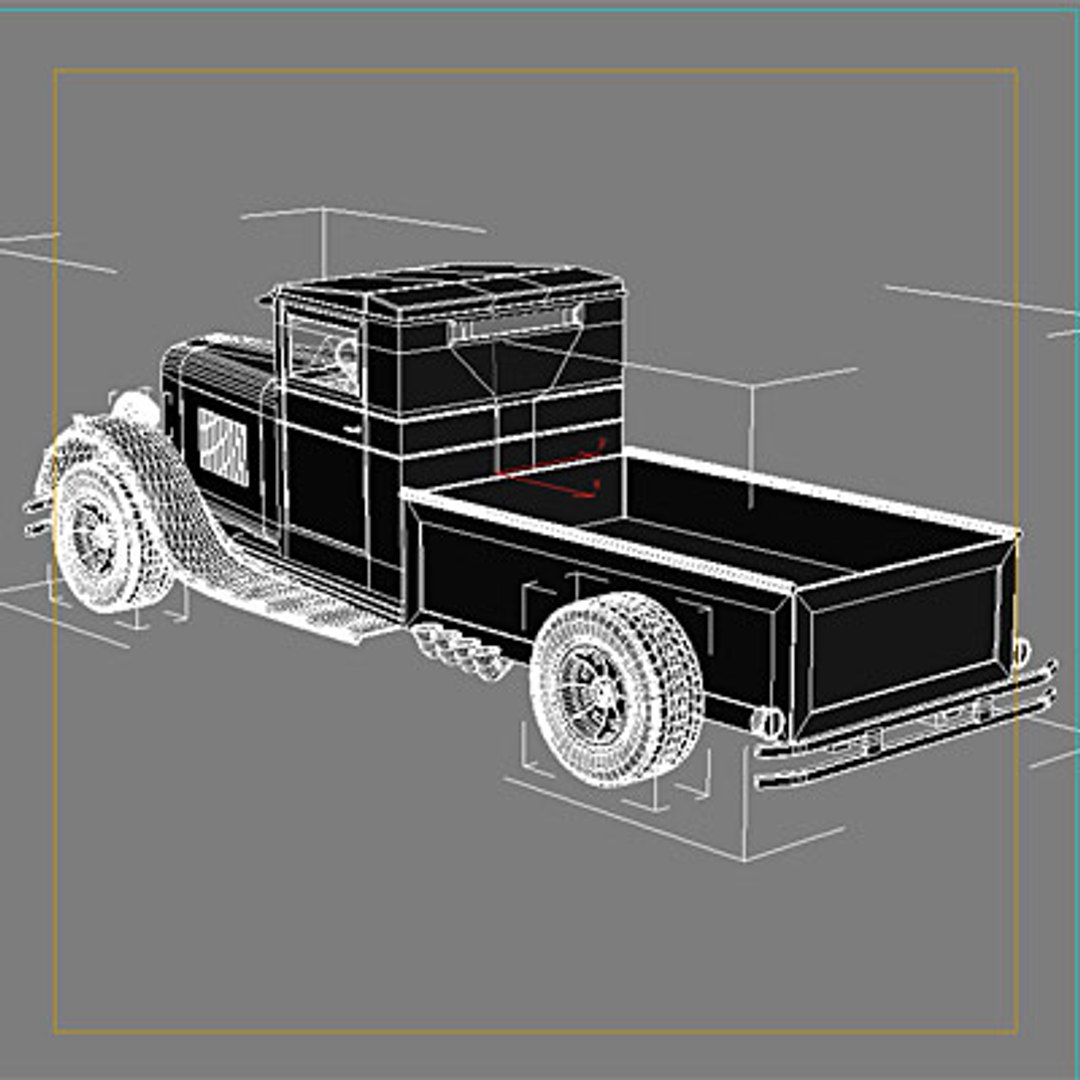 Hot Rod 3d Model