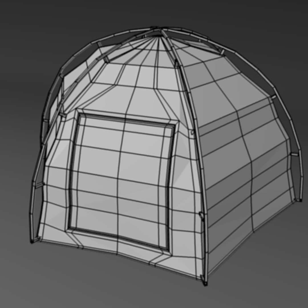 3d Camping Tent Model