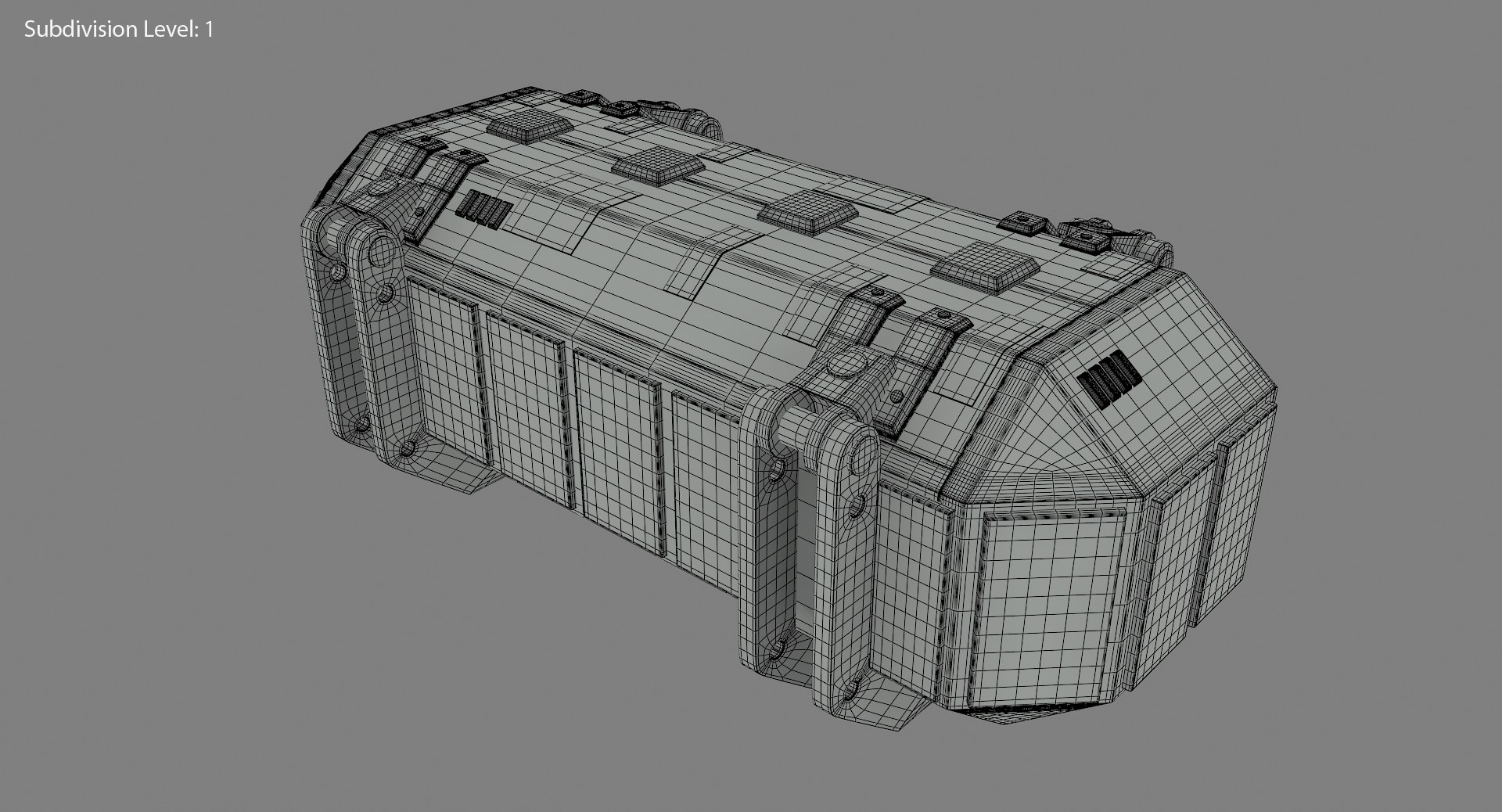 Futuristic Sci-fi Crate 3D Model - TurboSquid 1255325