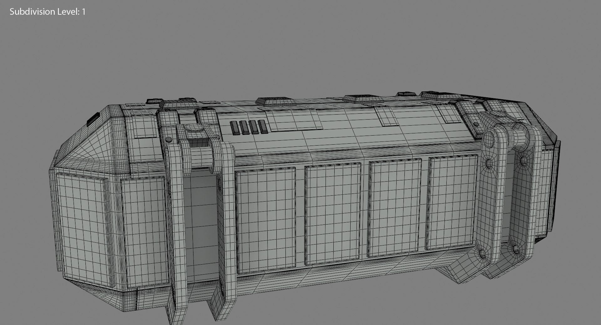 Futuristic Sci-fi Crate 3D Model - TurboSquid 1255325