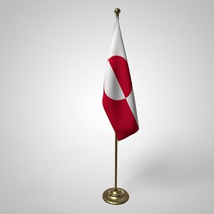 Greenland Flag 3D Models for Download | TurboSquid