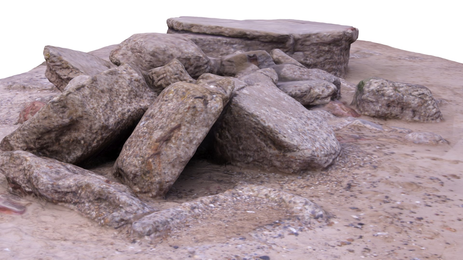 Casemate Destroyed Gun 3D - TurboSquid 1172129