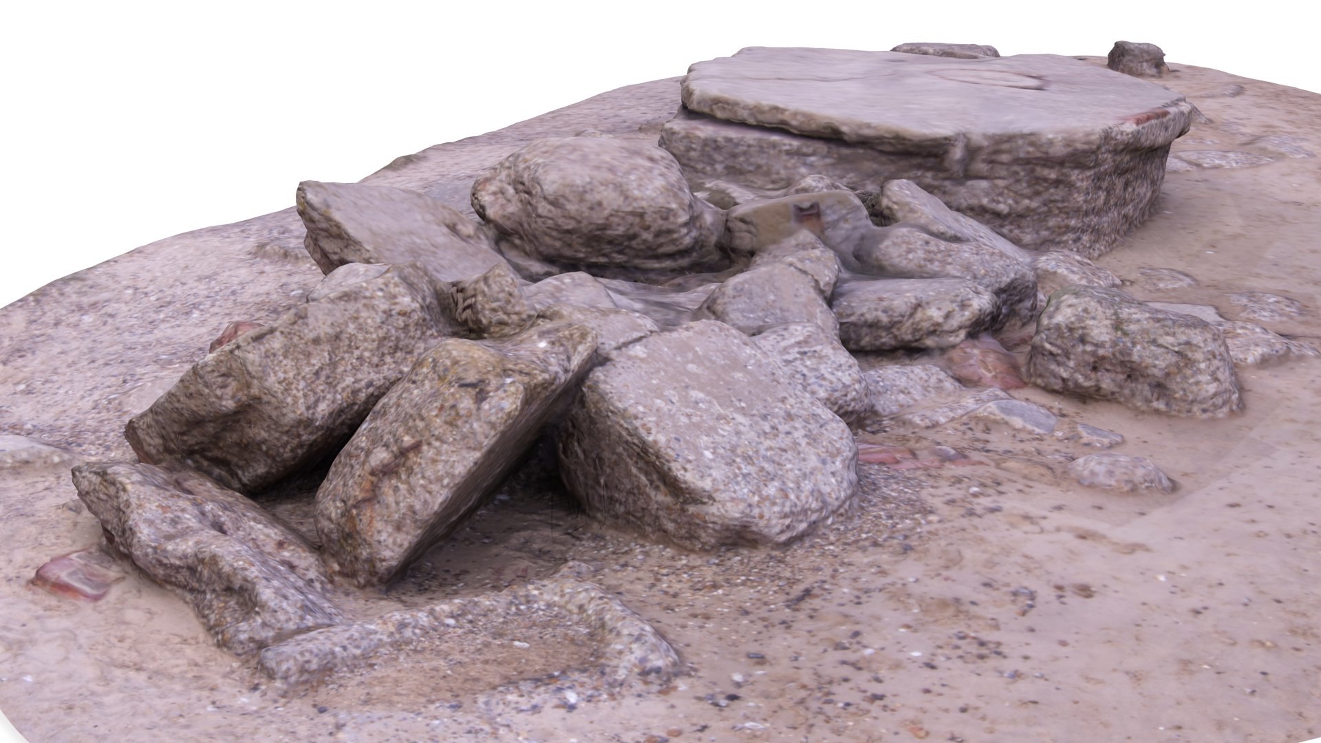 Casemate Destroyed Gun 3D - TurboSquid 1172129