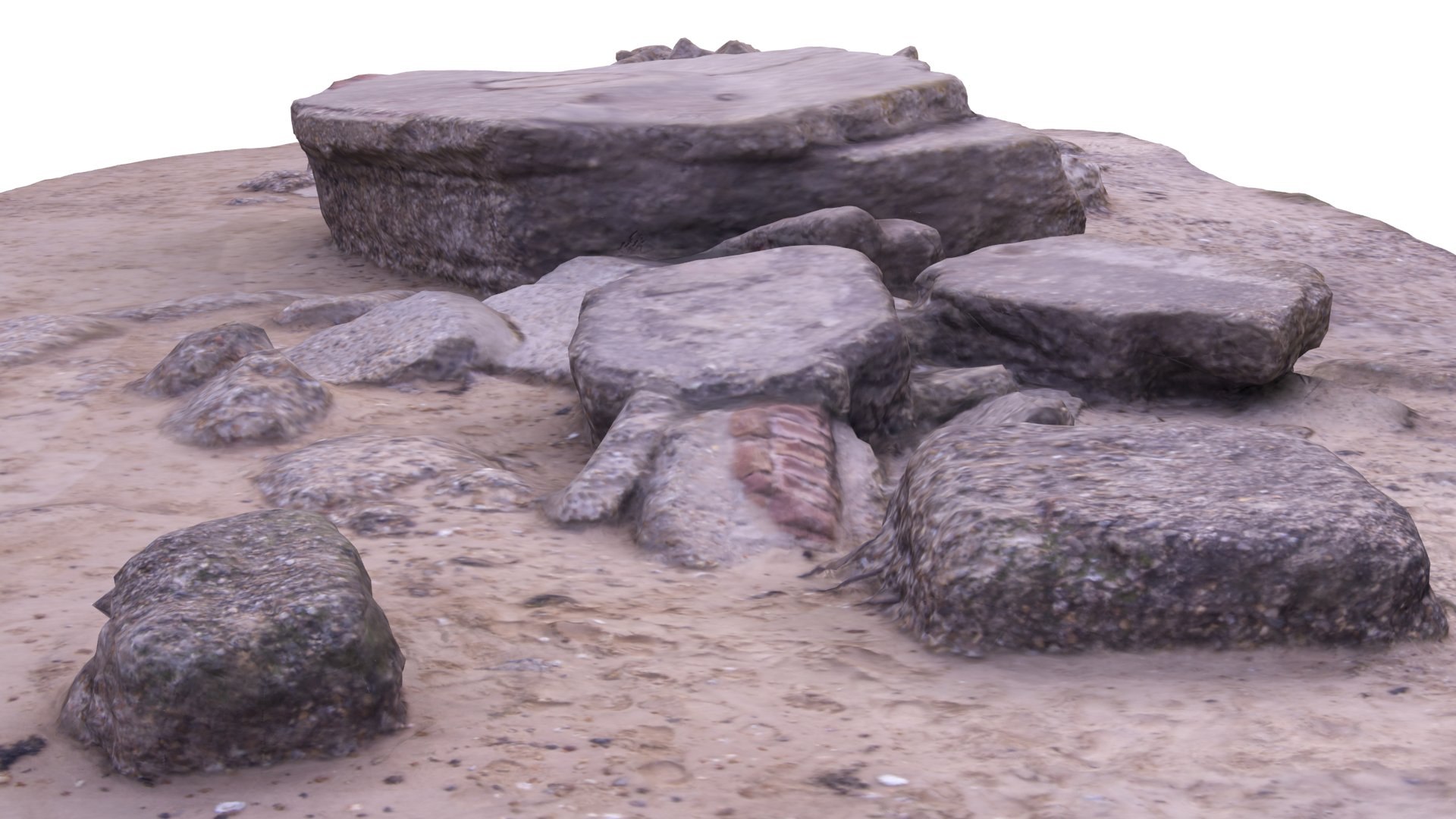 Casemate Destroyed Gun 3D - TurboSquid 1172129