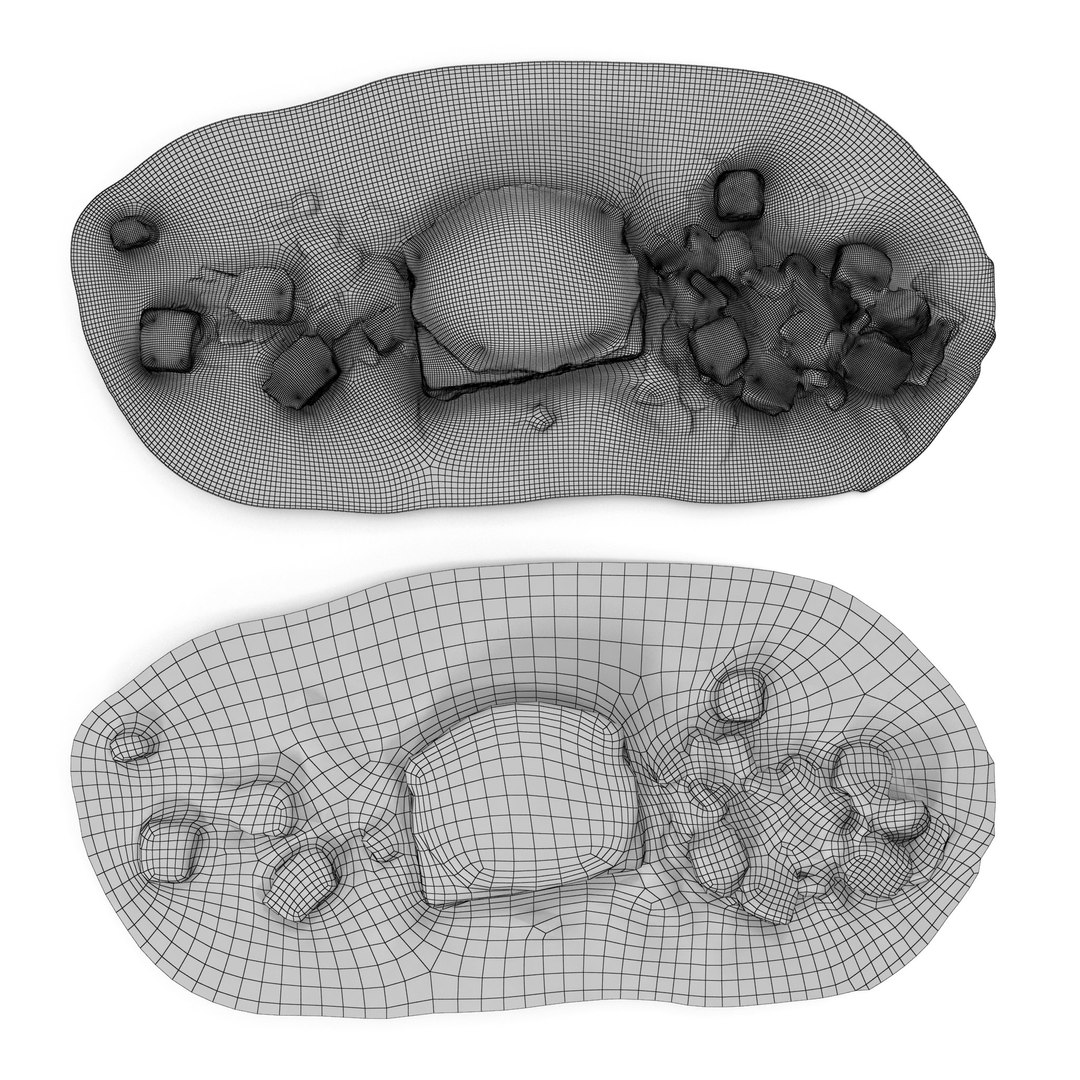 Casemate Destroyed Gun 3D - TurboSquid 1172129