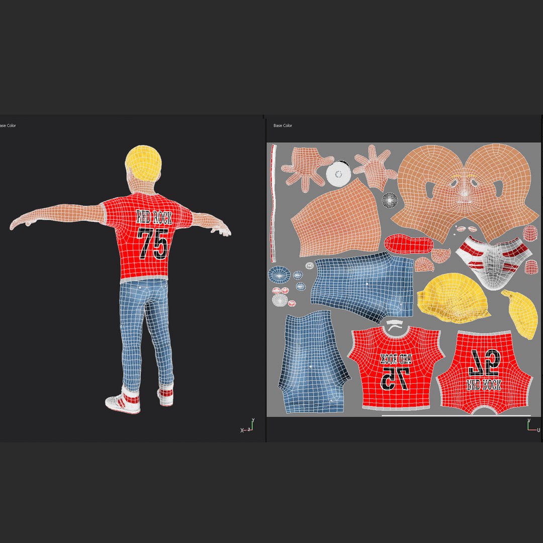 Cartoony boy character 3D model - TurboSquid 1315267