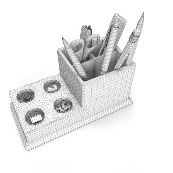 Desktop organizer 3D - TurboSquid 1186975