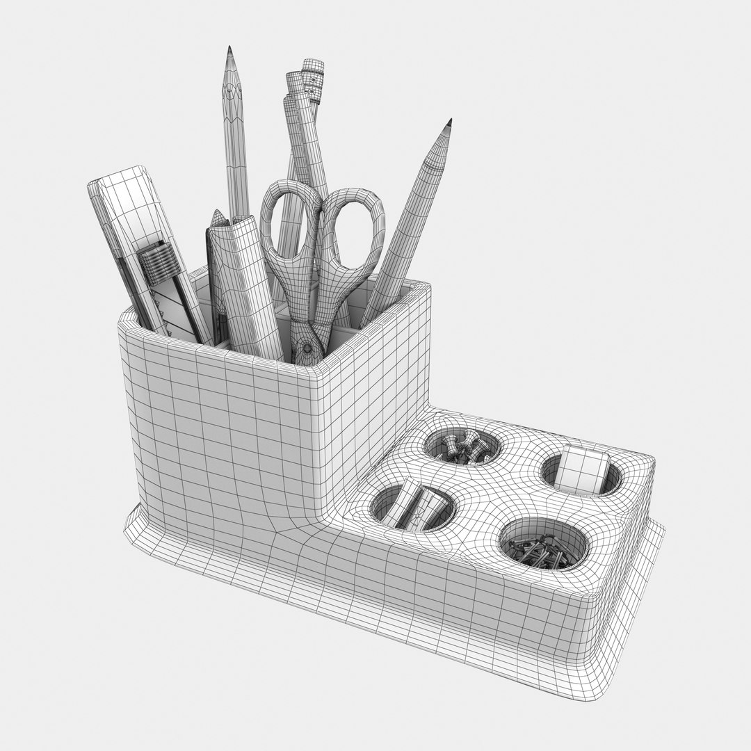 Desktop Organizer 3D - TurboSquid 1186975