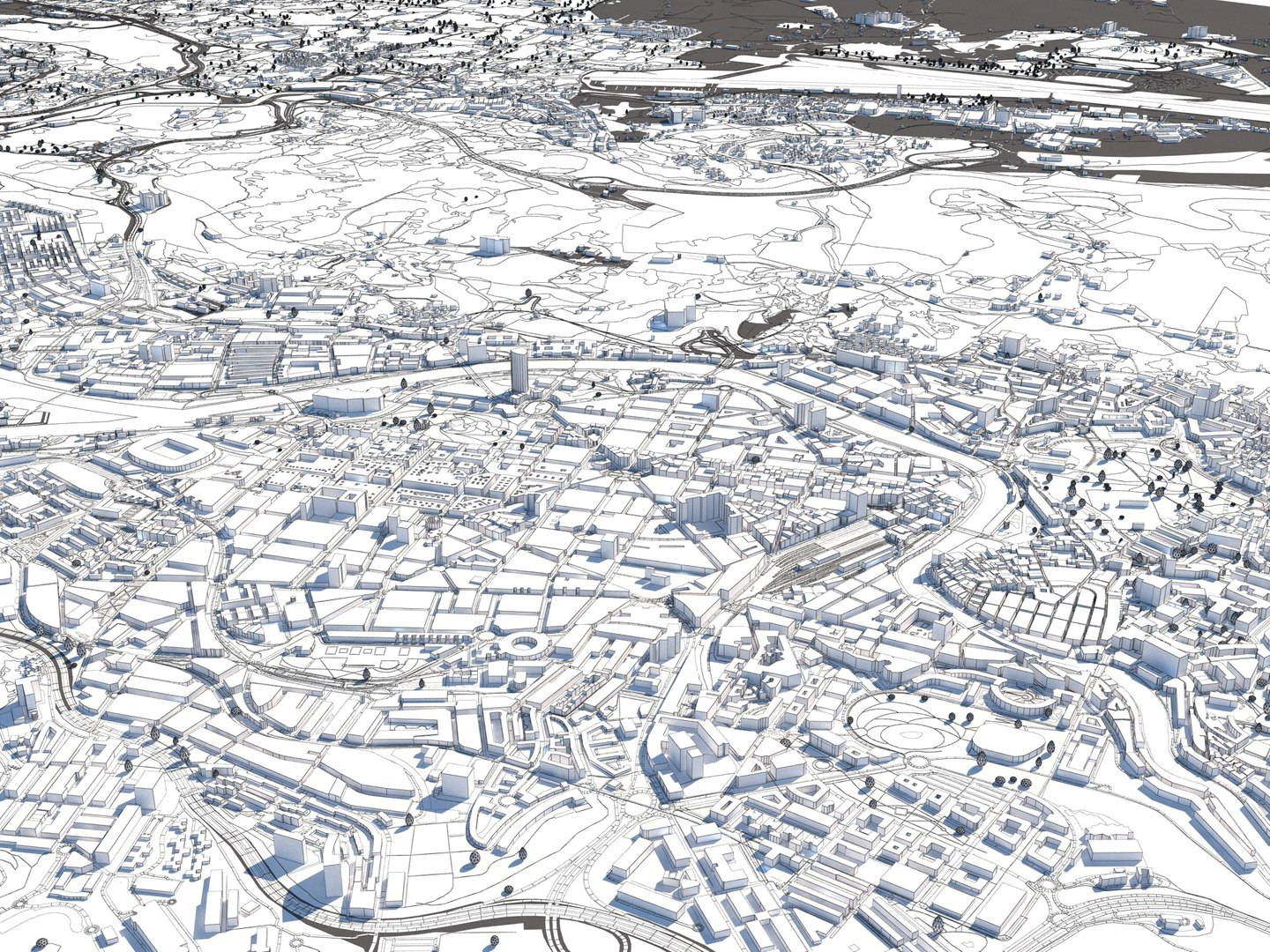Buildings Houses Maps Model - TurboSquid 1438297