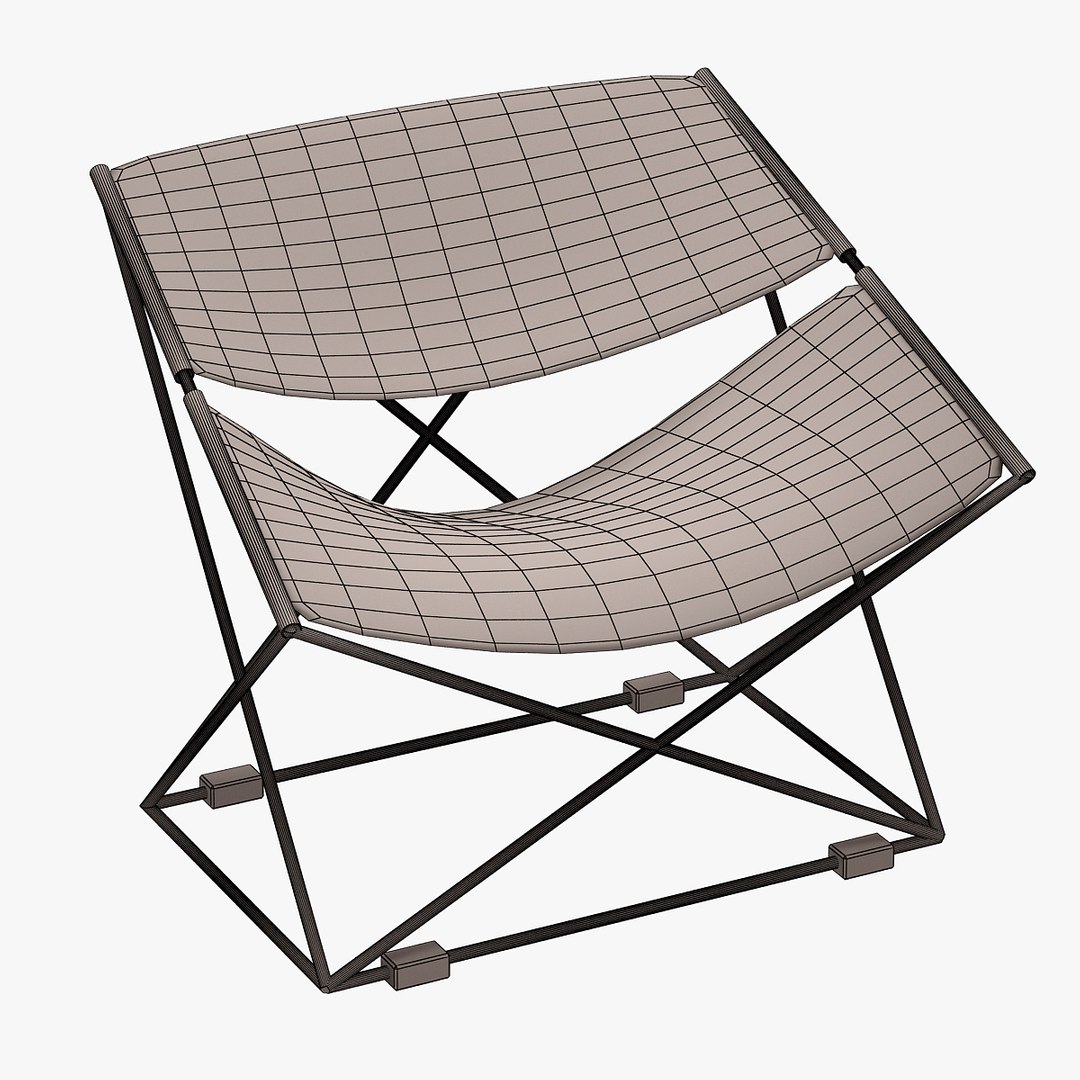 butterfly chair obj