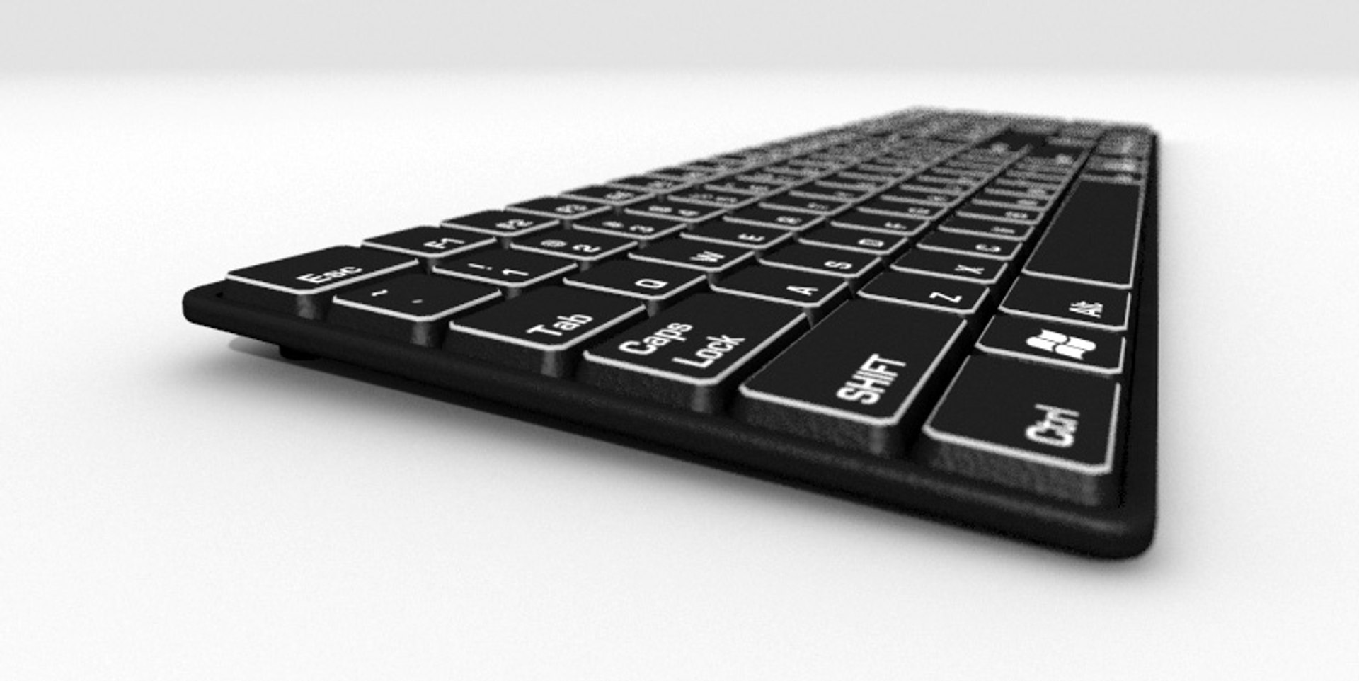 Slim Keyboard Obj