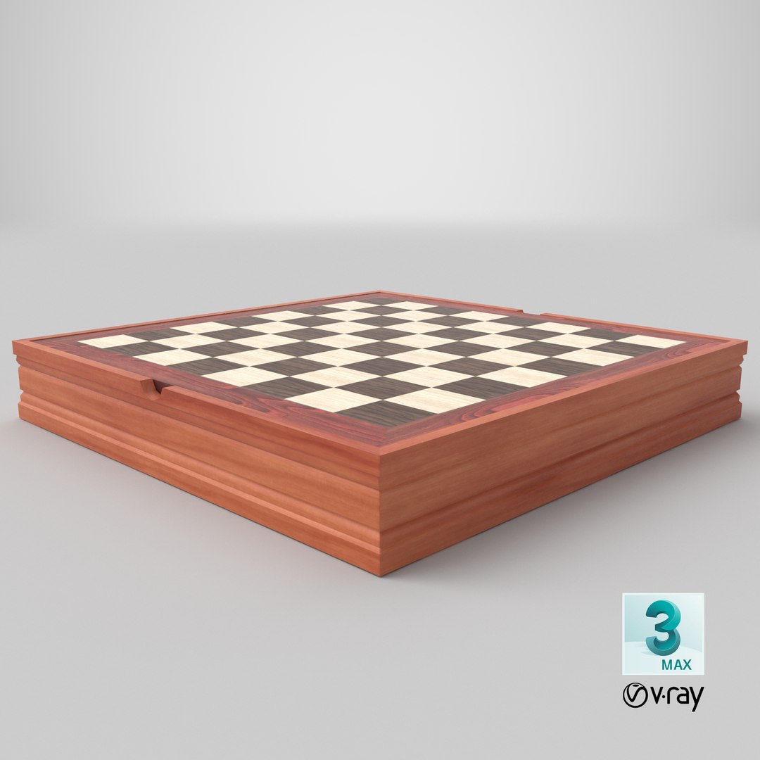 Chess Board 3D Model - TurboSquid 1536965