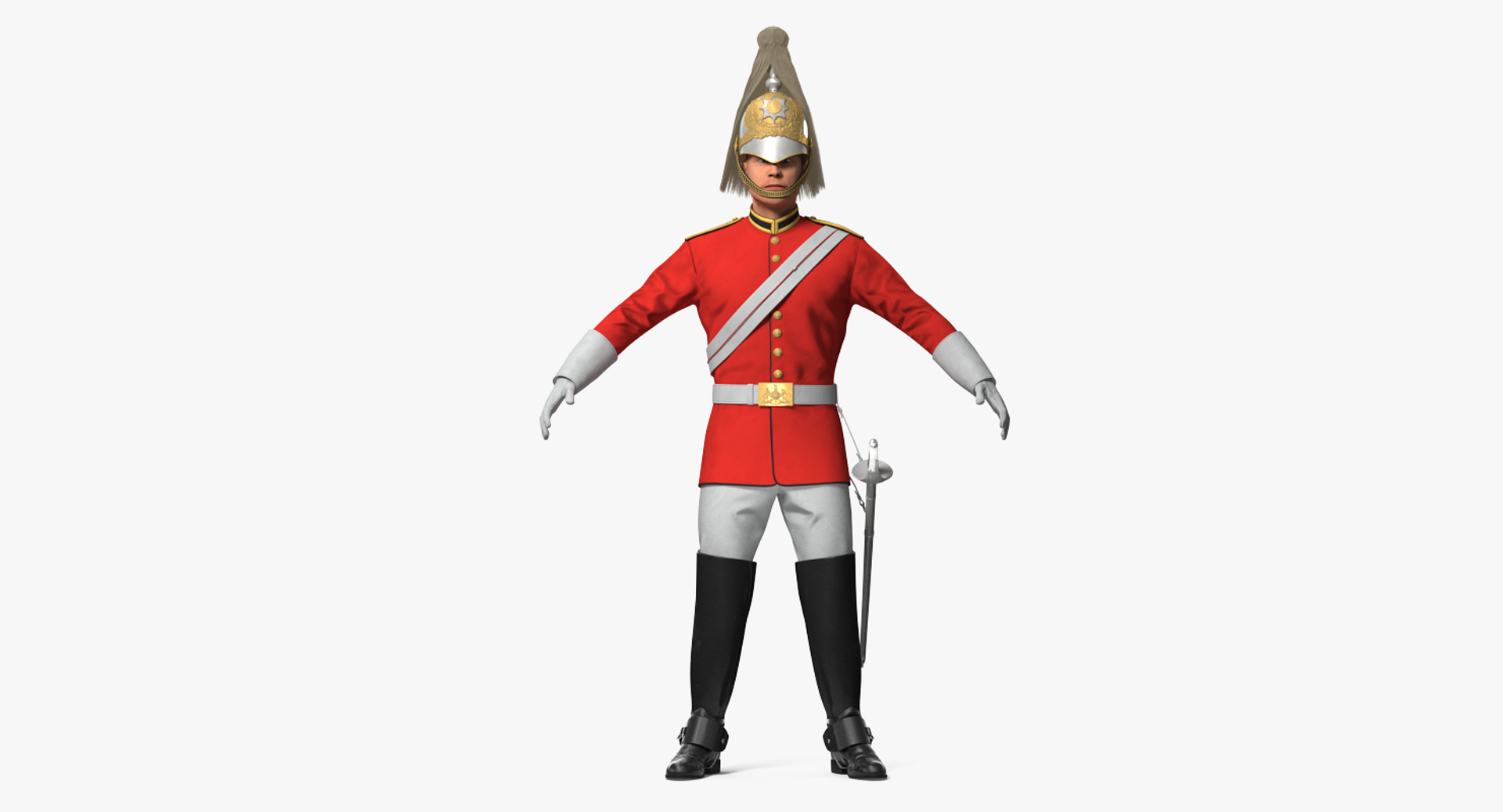 3D British Royal Lifeguard Cavalry Model - TurboSquid 1195924