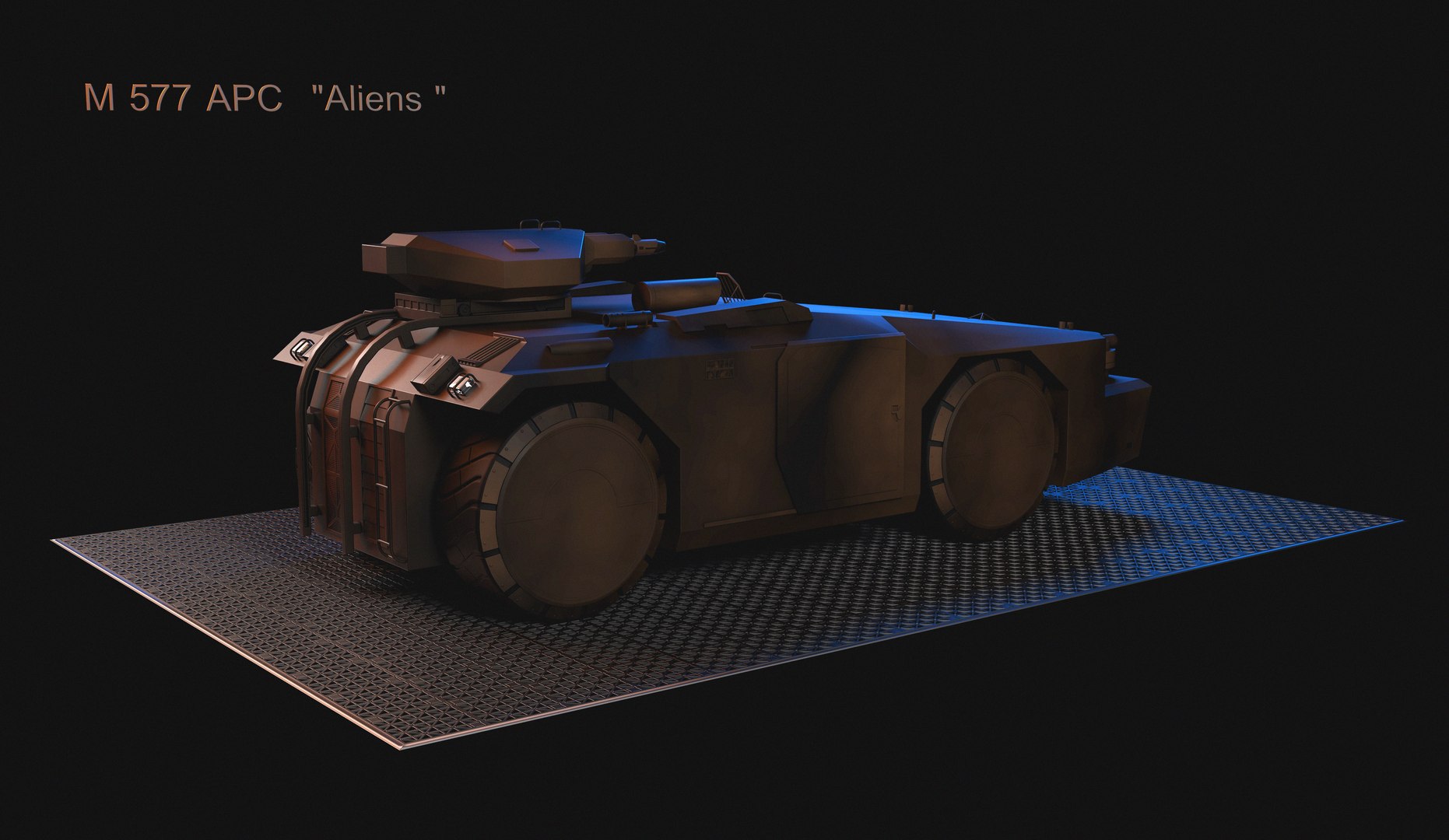 3D M577 Apc Model - TurboSquid 1659883