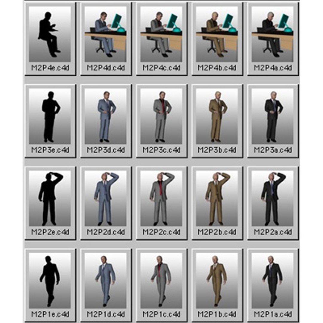 3d Model Man2 Man Zipped