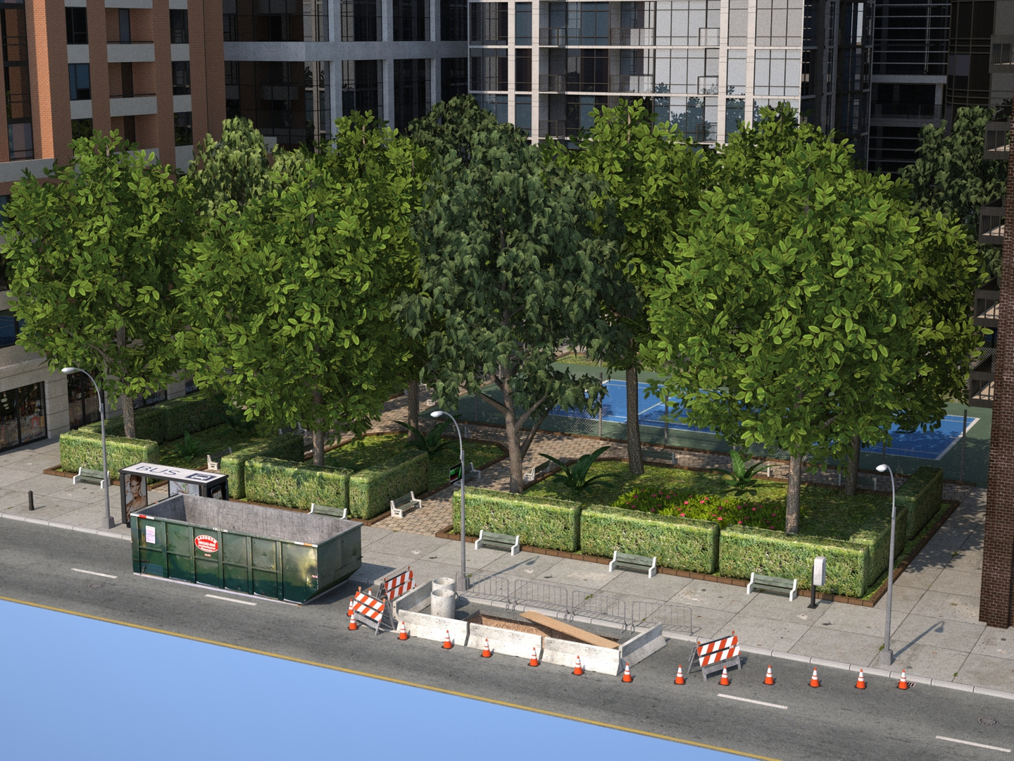 3d model modular city