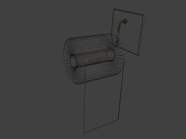 3d model toilet papper