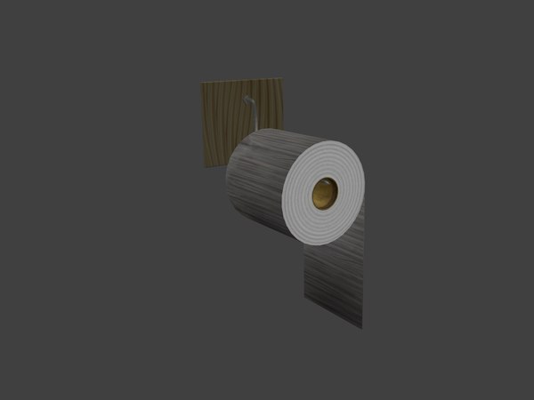3d model toilet papper