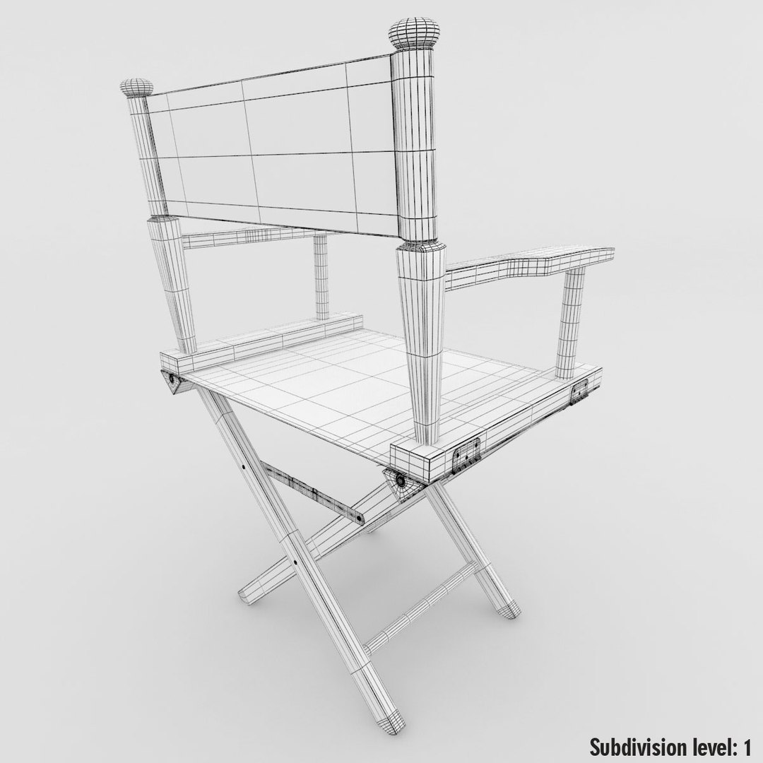 3D Director S Chair Model - TurboSquid 1152693