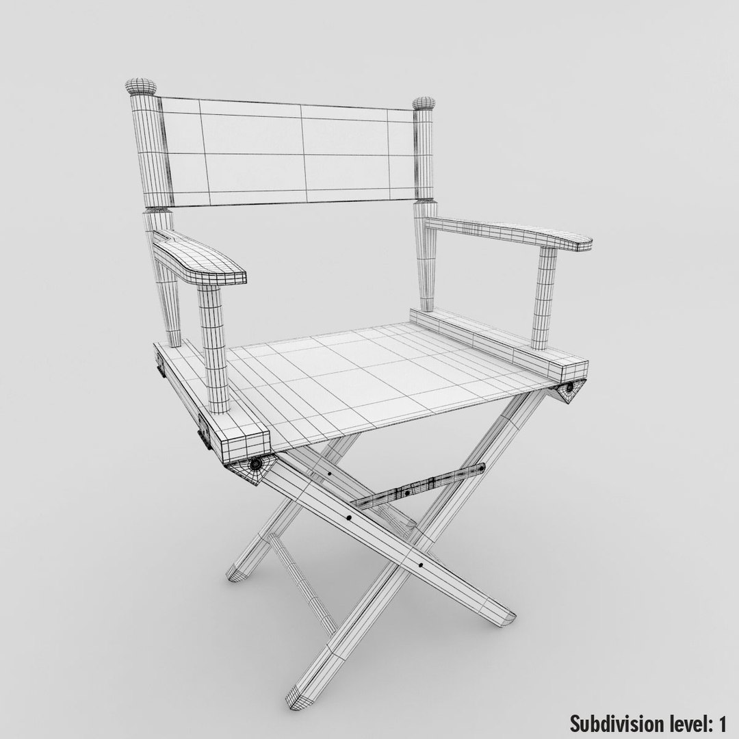 3D Director S Chair Model - TurboSquid 1152693