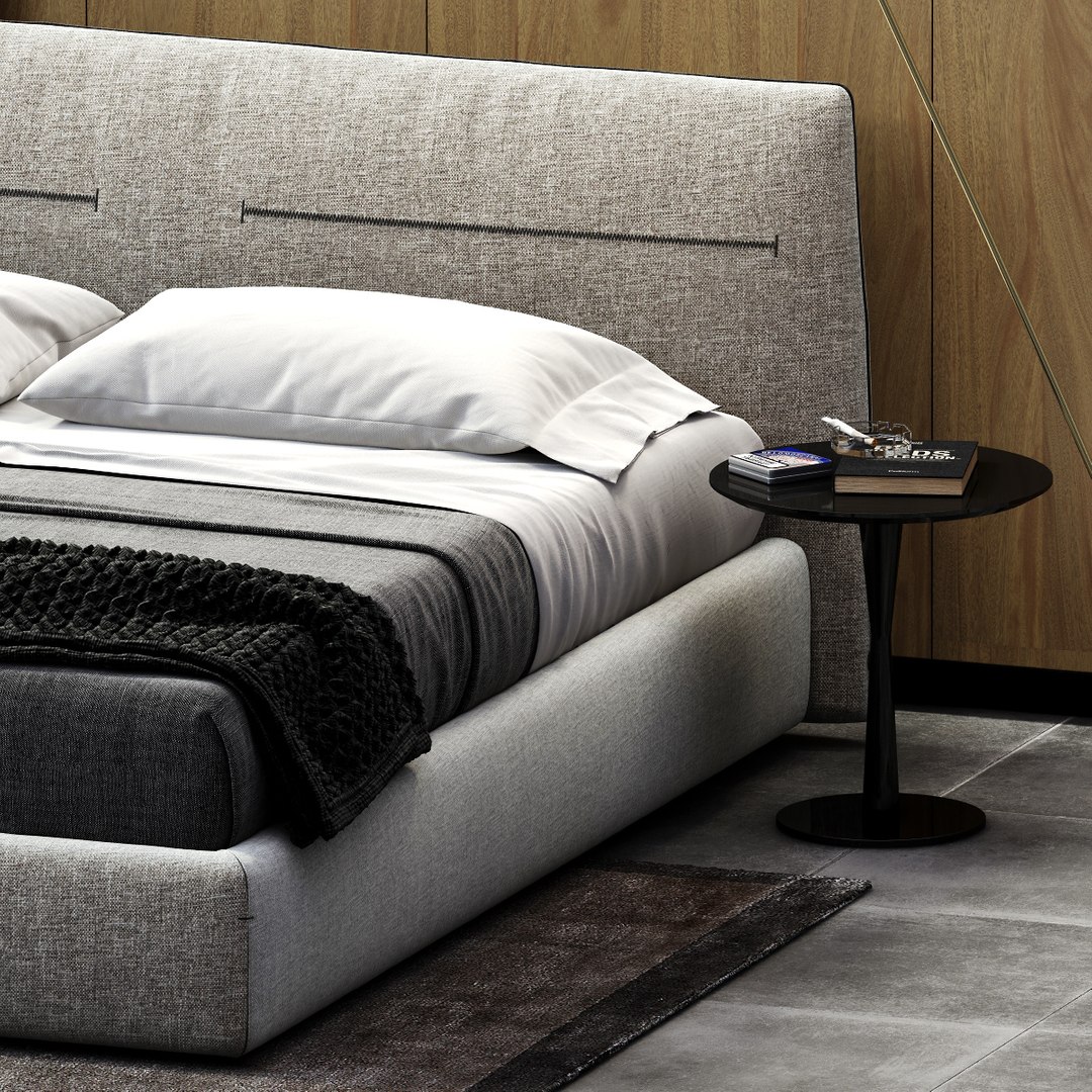 Poliform Jacqueline Bed 3d Model