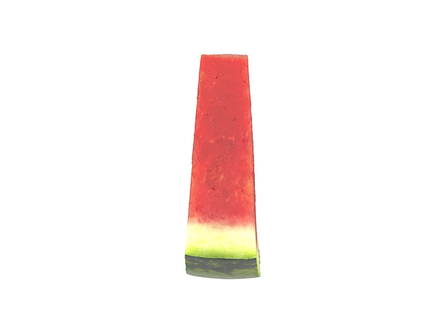 3D Photorealistic Scanned Watermelon Slice - TurboSquid 1315257