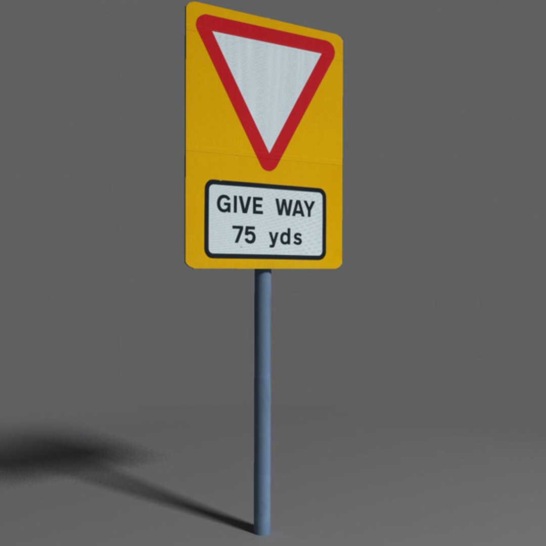 3d road sign coz100918518 model