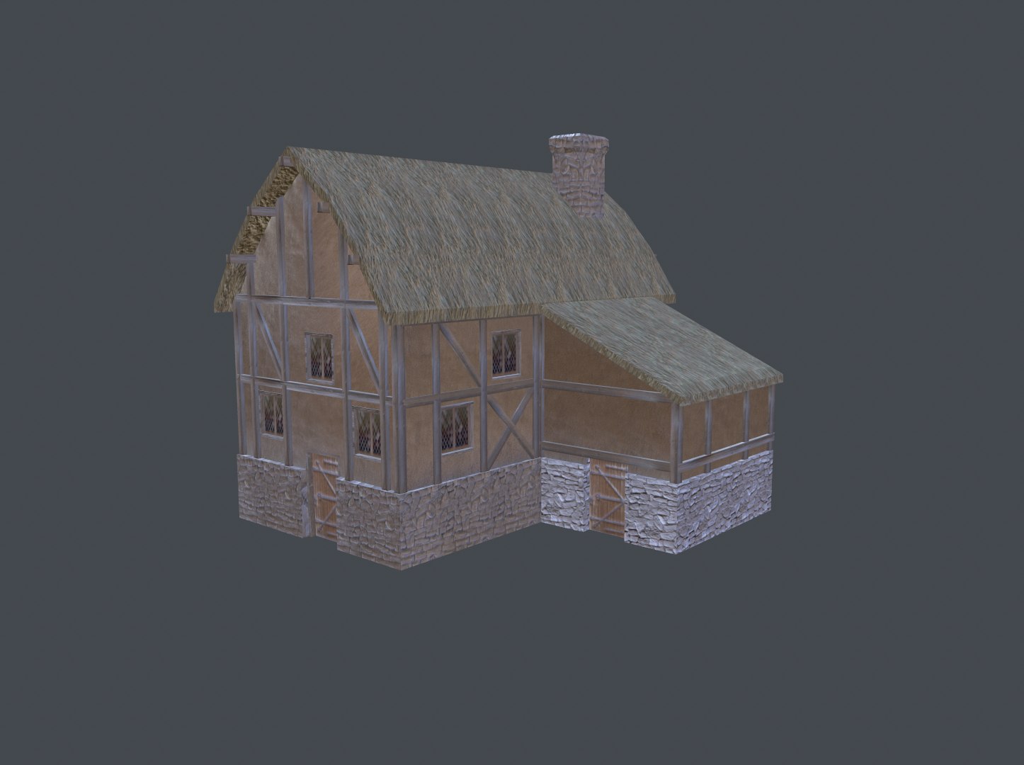 Medieval House 3d Model