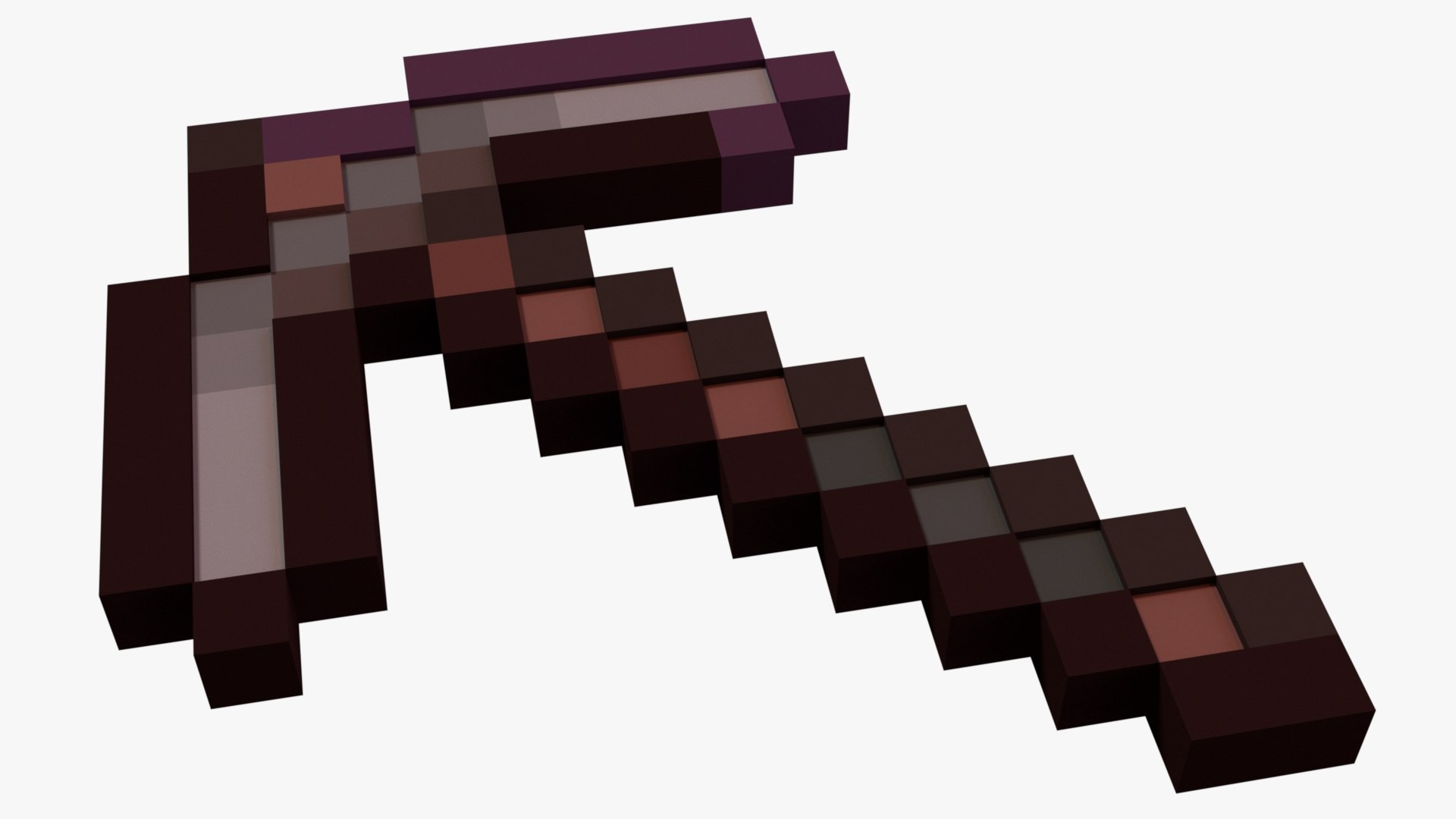 3D Model Minecraft Pickaxe - TurboSquid 1825075