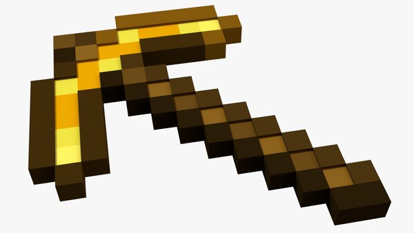 modèle 3D de Pioche Minecraft - TurboSquid 1825075