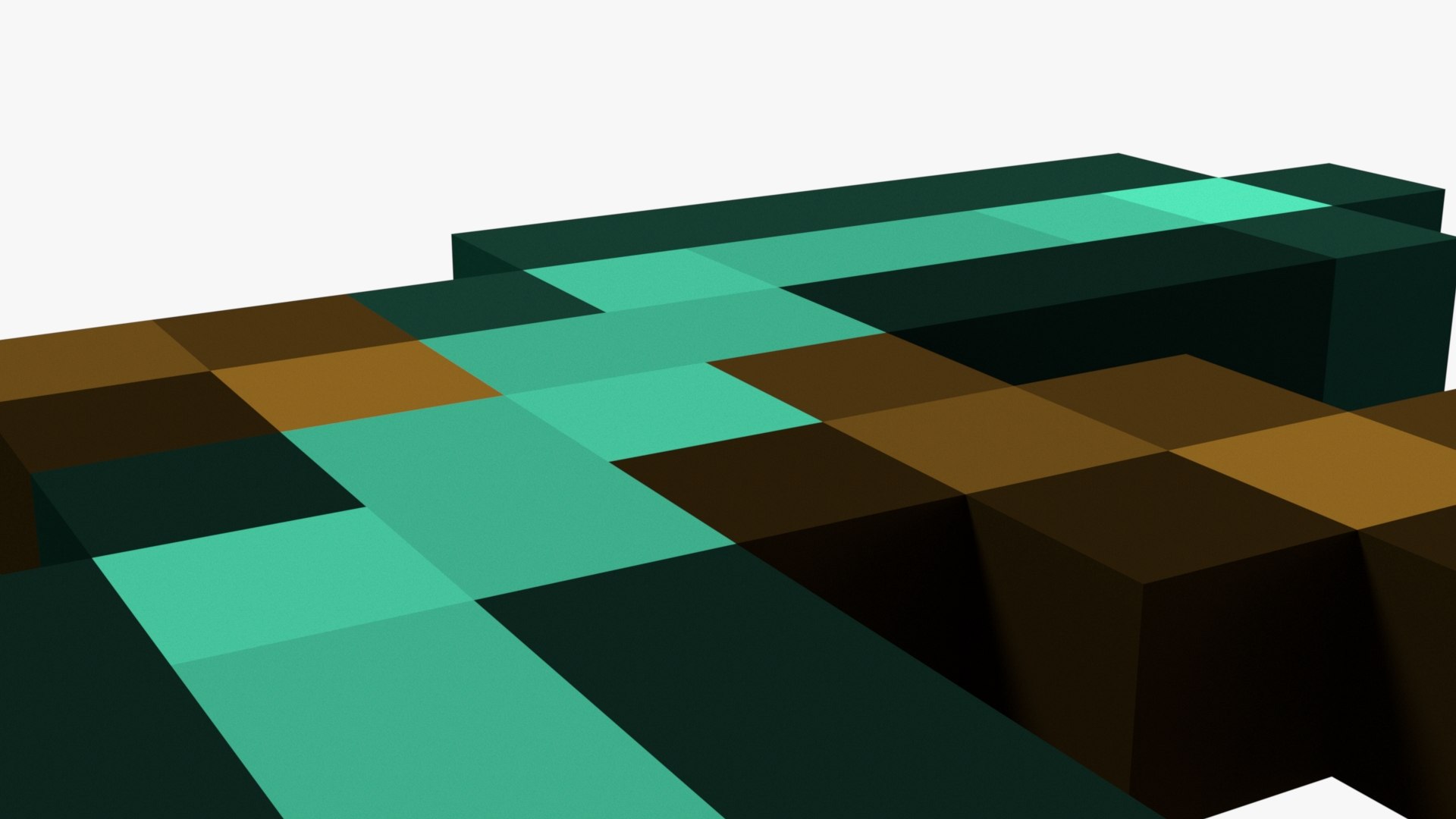 3D Model Minecraft Pickaxe - TurboSquid 1825075