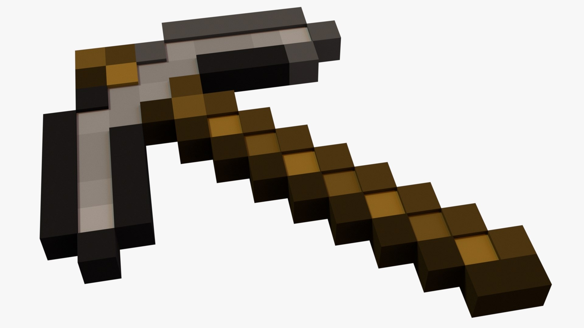 3D Model Minecraft Pickaxe - TurboSquid 1825075