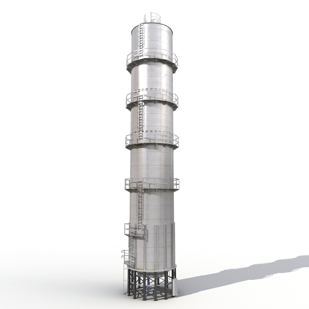 3D Model Grain Storage Bins - TurboSquid 1169044