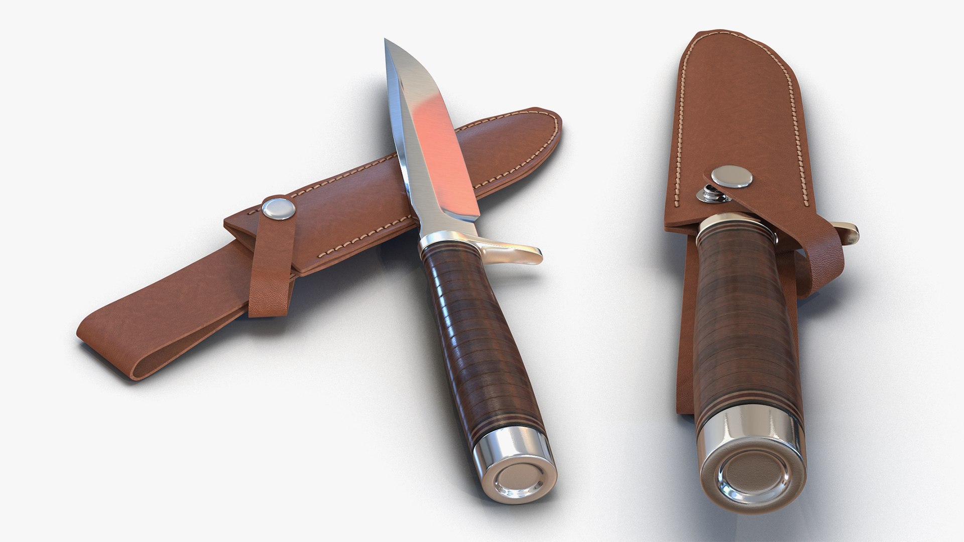 3D Model Knives With Sheath Collection - TurboSquid 1922411