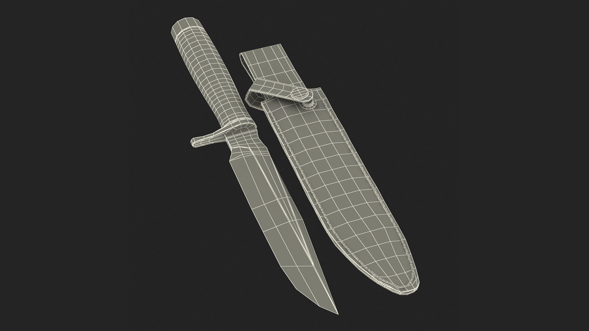 3D Model Knives With Sheath Collection - TurboSquid 1922411