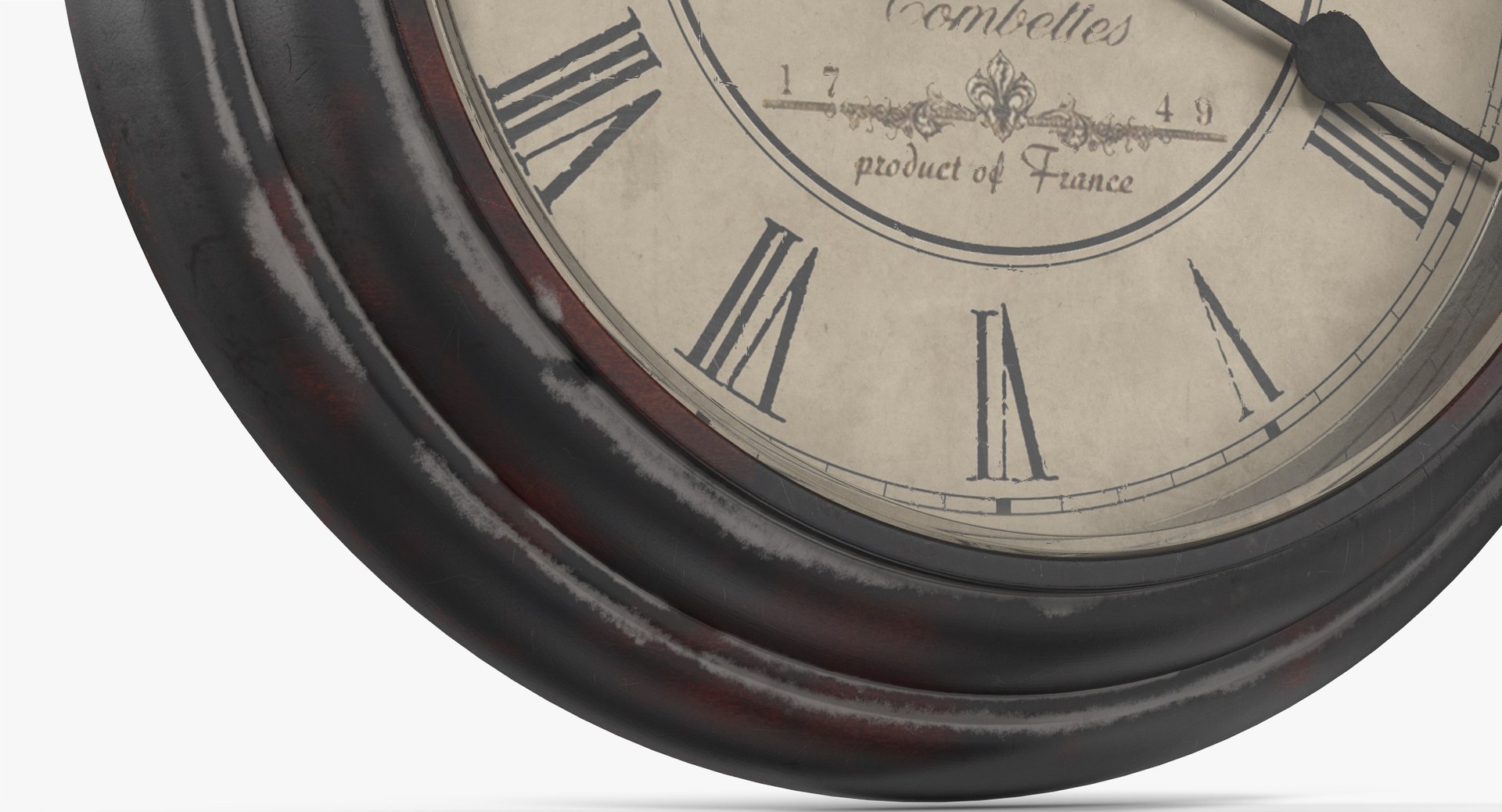 3D model vintage wall clock v1 - TurboSquid 1359634