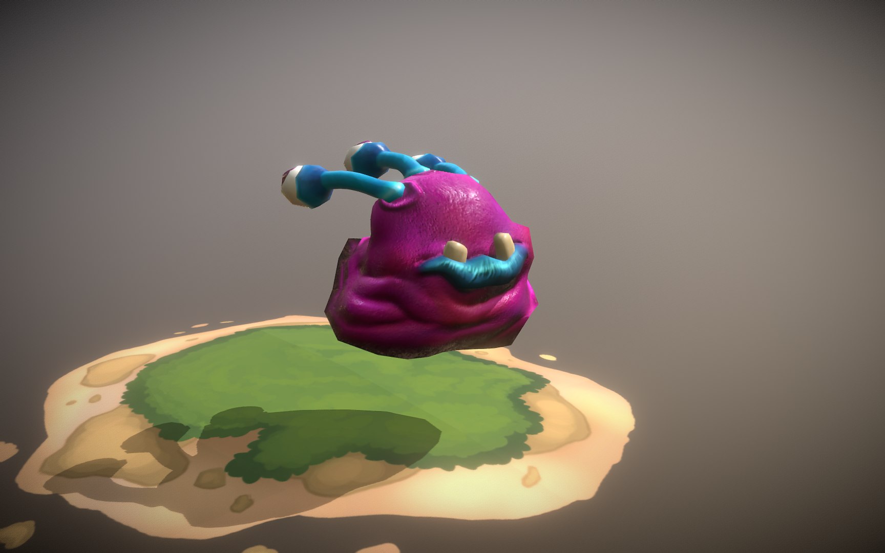 3D Slug Virus Bacteria Aliens Cartoon - TurboSquid 1287756