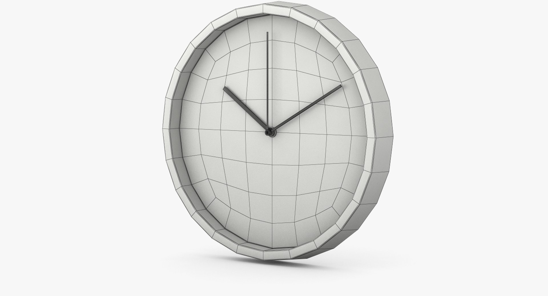 Office Clock 3D Model - TurboSquid 1276865