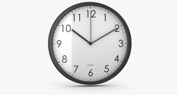 Office clock 3D model - TurboSquid 1276865