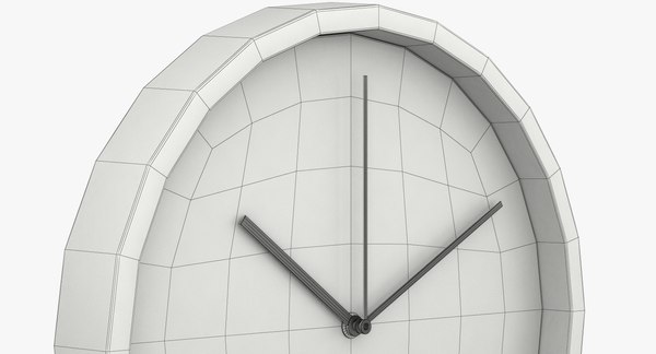 Office clock 3D model - TurboSquid 1276865