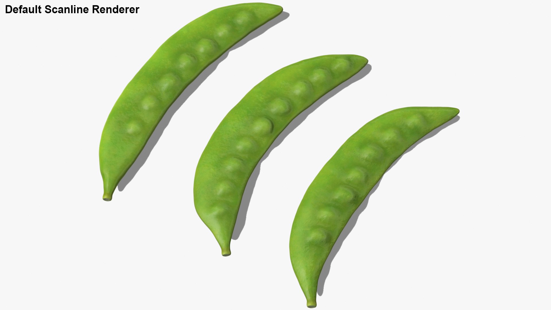 3D Snow Pea Model - TurboSquid 1652941